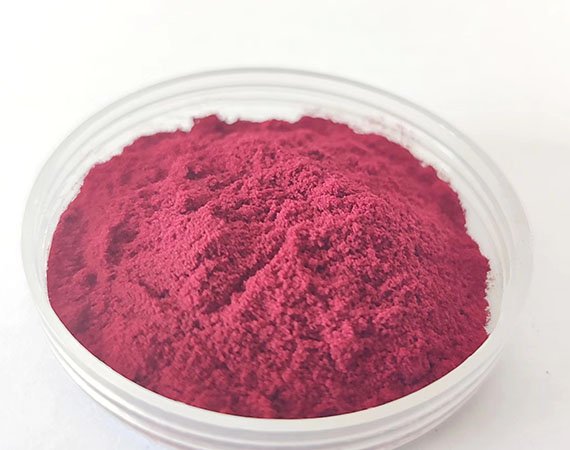 Grape skin red color